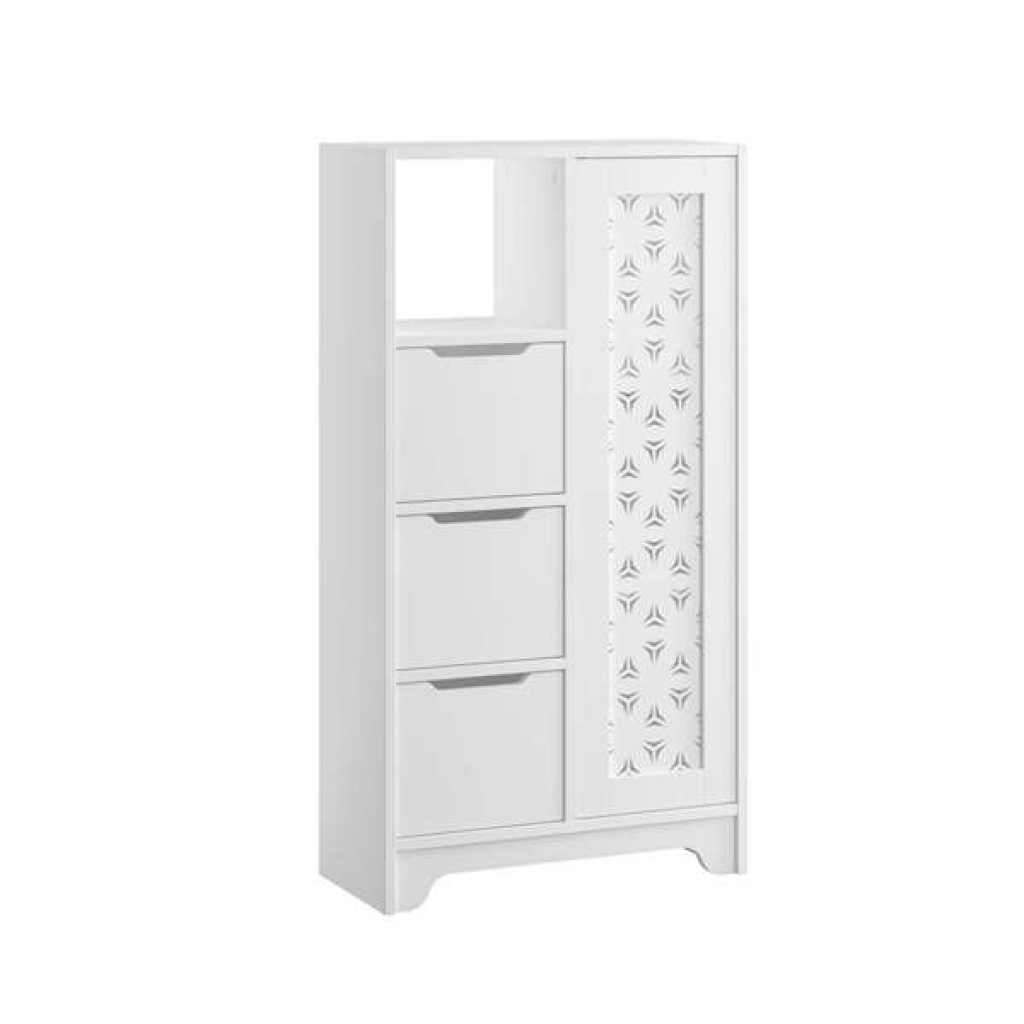 Шкаф напольный YADA MINI MULTIPURPOSE CABINET WHITE WHITE 65X30X122 СМ ...