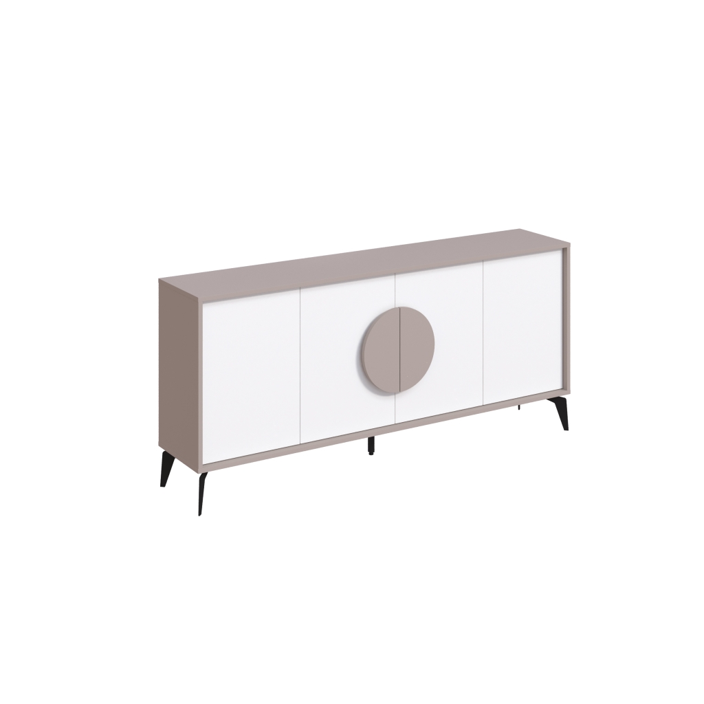 Комод GORA CONSOLE 180CM LIGHT MOCHA LIGHT MOCHA WHITE 180X36X82 СМ ...